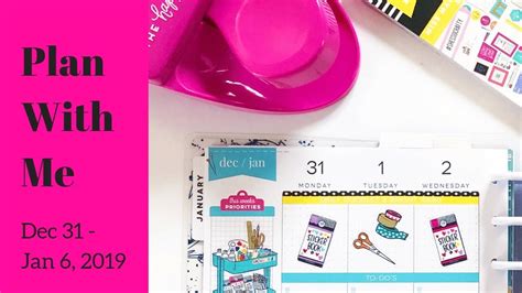 Plan With Me Social Media Planning In My Classic Happy Planner