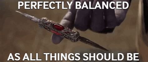 Perfectly Balanced As All Things Should Be GIFs Get The Best On GIPHY