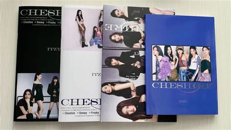 Распаковка альбома ITZY Unboxing album ITZY CHESHIRE STANDARD A B