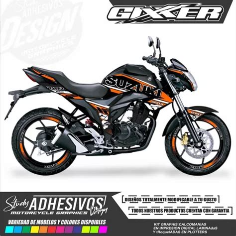 Calcomanias Suzuki Gixxer 150 Personalizadas Kit De Stickers