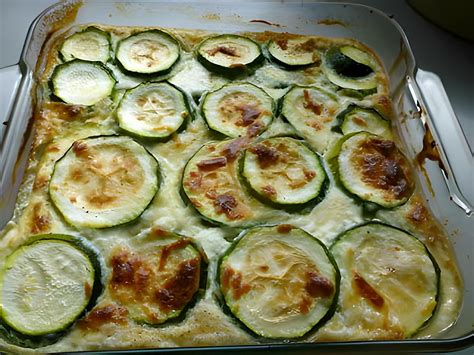Recette de Gratin de courgettes à la crème gruyère