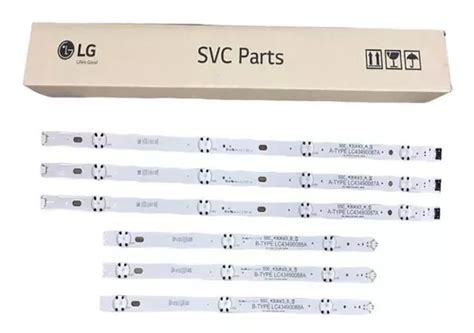 Kit Barras De Led Tv Lg Lj Lj Uj Novo Frete Gr Tis