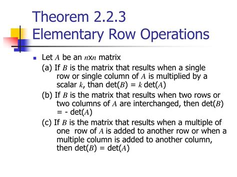 ppt chapter 2 determinants powerpoint presentation free download id 2979346