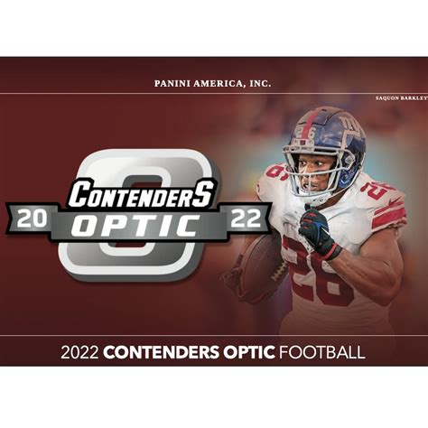 2022 Panini Contenders Optic Football Checklist Set Details Boxes