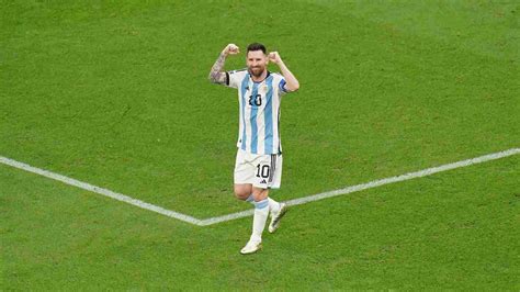 Argentina France On Pens Messi Nets Brace To Complete The