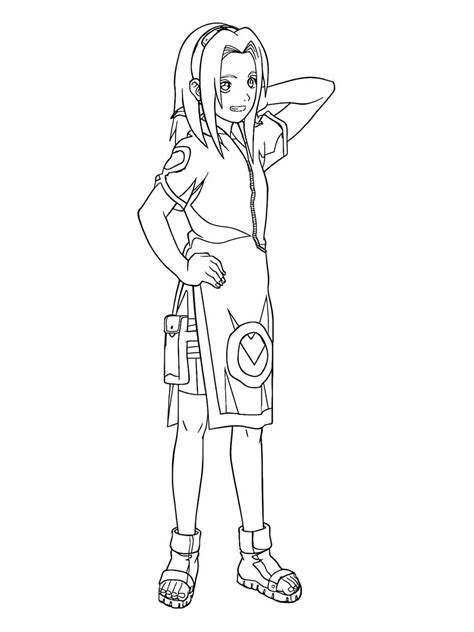 39 Desenhos De Sakura Haruno Para Colorir