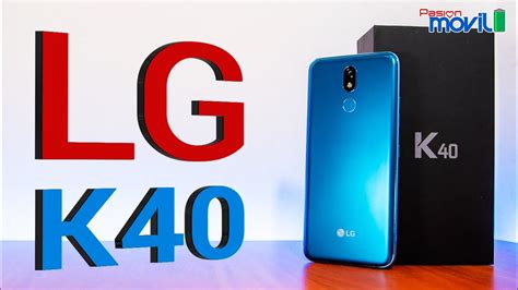 LG K40 Unboxing YouTube