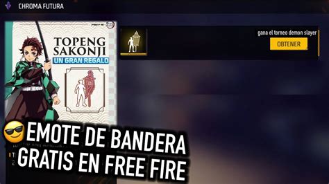 EL EVENTO DEL EMOTE BANDERA GRATIS En FREE FIRE Consigue Emote