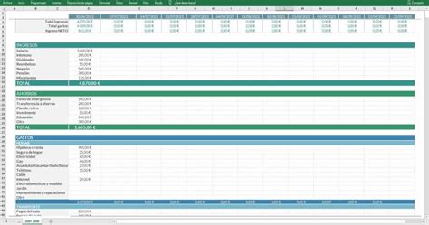 Plantillas De Excel De Ahorro Personal Gratuitas Just EXW