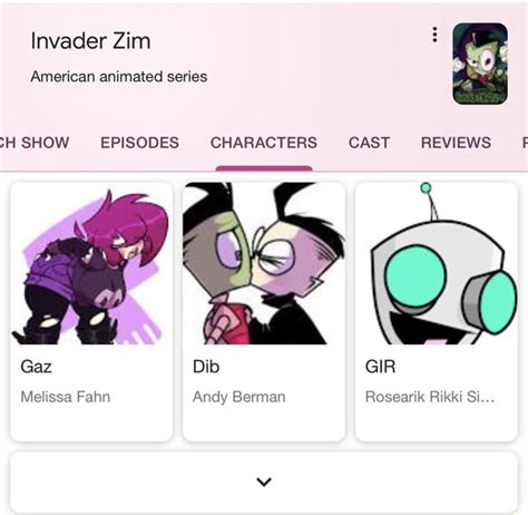 Invader Zim American Animated Series Show Episodes Characters Cast