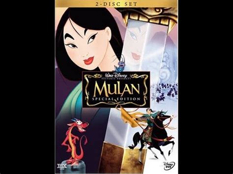 Opening To Mulan Special Edition Dvd Both Discs Youtube
