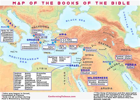 Biblical Maps And Charts Free Printable Bible Maps Charts And