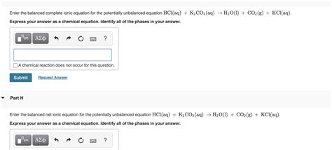 Solved Enter The Balanced Complete Ionic Equation For The Chegg