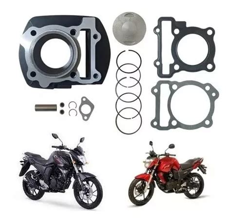 Kit Cilindro Completo Yamaha Fz Fz Alta Calidad Env O Gratis
