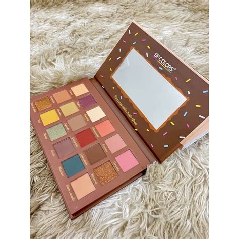 Paleta De Sombras 18 Cores Sweet Charm SP COLORS Shopee Brasil