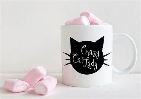 Crazy Cat Lady Coffee Mug Oz Funny Cute Cat Kitten
