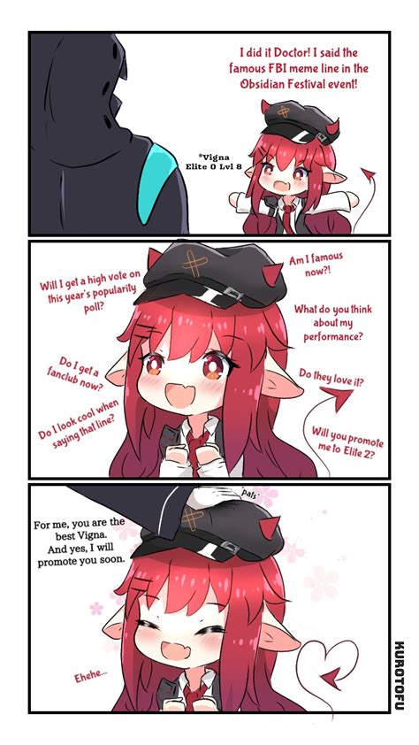 Doctor And Vigna Arknights Drawn By Kurotofu Danbooru