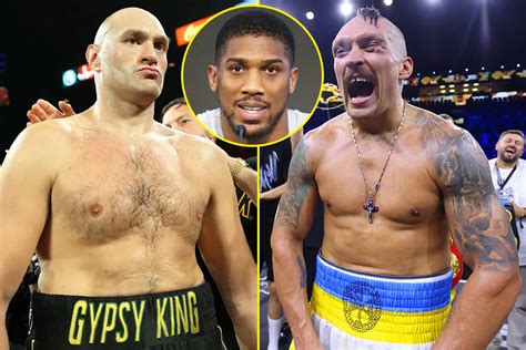 Anthony Joshua Tips Winner Of Tyson Fury Vs Oleksandr Usyk Heavyweight