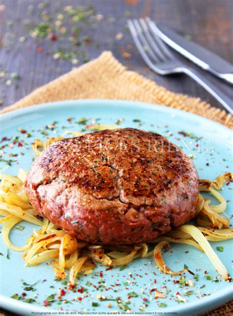 Steak haché maison façon bouchère saveur tex mex Les épices rient