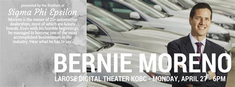Sigma Phi Epsilon Hosts Renowned Auto Dealer And Entrepreneur Bernie
