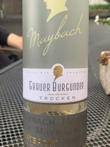 Maybach Grauer Burgunder Trocken Vivino Deutschland