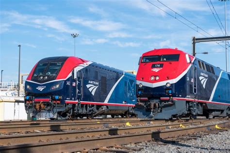Amtrak Begins Painting Older Equipment Into New Phase VII Scheme