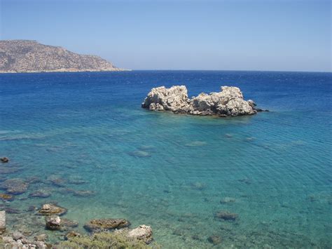 Amopi Bay Beach Photo From Ammopi In Karpathos Greece