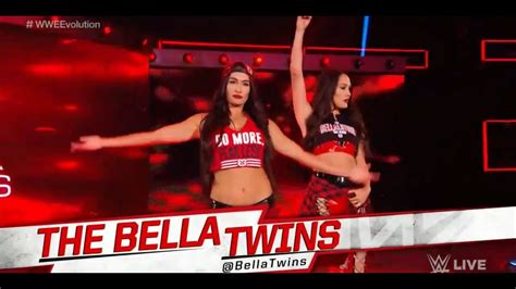 The Bella Twins Entrance Raw October 23 2018 Youtube