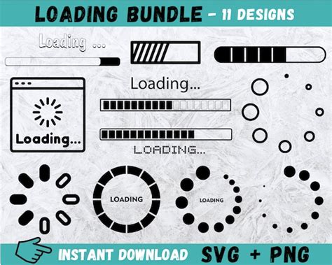 Loading Bar Svg Bundle Loading Svg Loading Icon Svg Loading Off