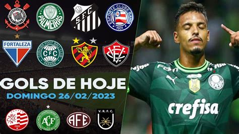 TODOS OS GOLS DOS ESTADUAIS DESTE DOMINGO 26 02 2023 GOLS DO DIA