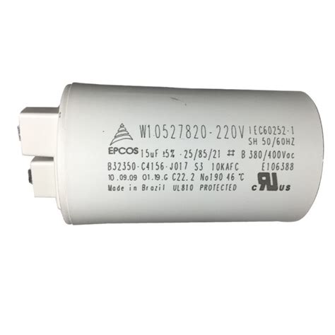 Capacitor Lavadoras De Roupas Consul Brastemp Original 220V 15uf