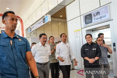 Presiden Uji Coba Kereta Cepat Jakarta Bandung ANTARA News