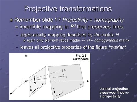 ppt multiple view geometry projective geometry and transformations of 2d powerpoint presentation