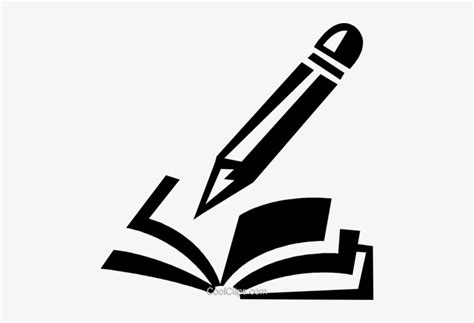 Libro Y Un L Piz Libres De Derechos Ilustraciones De Livro E Lapis