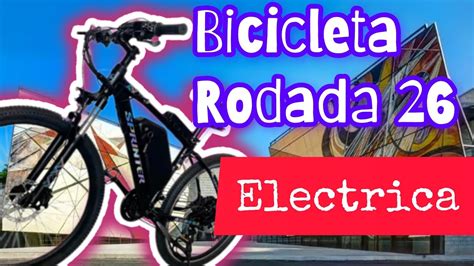 bicicleta electrica rodada 26 con cambios mecánicos Shimano excelente