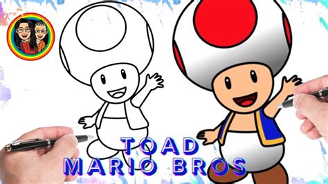 Como DESENHAR O TOAD Como DIBUJAR A TOAD Super Mario Bros Filme