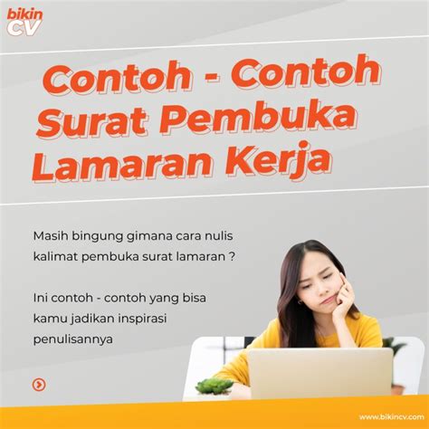 Contoh Lamaran Dan Cv Menarik Contoh Surat Resmi