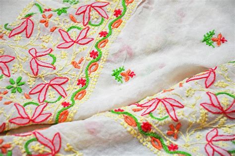 D Source Introduction Chikankari Embroidery Of Lucknow II D Source