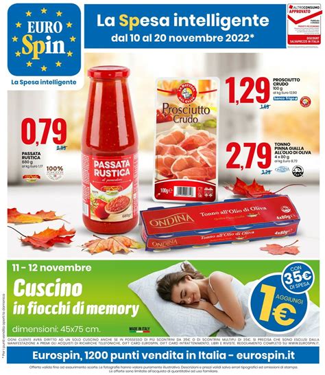 EURO Spin Volantino Attuale 10 11 20 11 2022