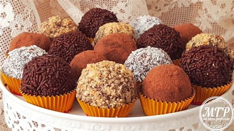 Trufas De Chocolate Receta F Cil Mi Tarta Preferida Youtube