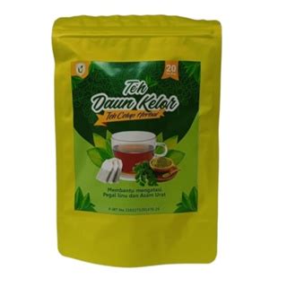 Jual Teh Celup Daun Kelor Kemasan Standing Pouch PREMIUM Quality
