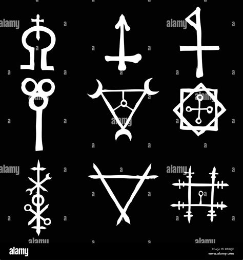 Conjunto de Antiguo Norse runas escandinavas versión imaginaria