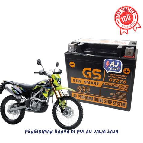 Aki Motor Kawasaki KLX 150 D Tracker GTZ7S GTZ6V YTZ7S GS MF Aki Kering
