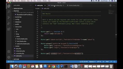 laravel 8 passing data to view part5 youtube