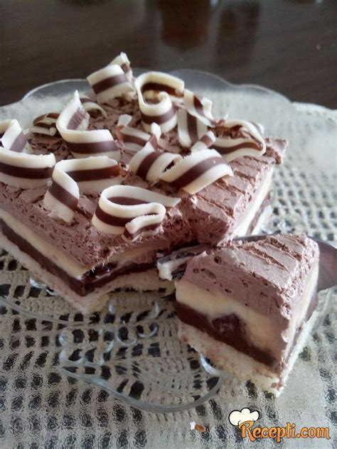 Šarene krem kocke Recepti