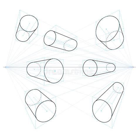 How To Draw A Cylinder In Perspective