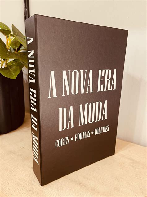 Livro Caixa 27x17 Modelo A Nova Era Da Moda EdCasa Decor