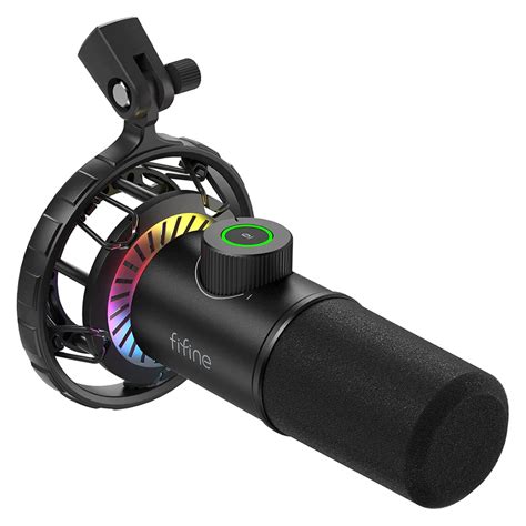 Fifine K658 USB Mikrofon RGB Yayinci Mikrofonu ITOPYA