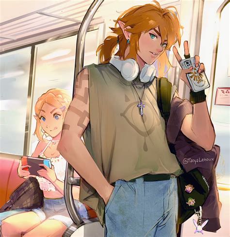 ¡toons On Twitter Rt Tanyalehoux Added Zelda In The Bg Of My Modern Day Link 🥹 Totk