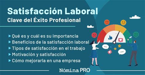 Satisfacci N Laboral Clave Del Xito Profesional